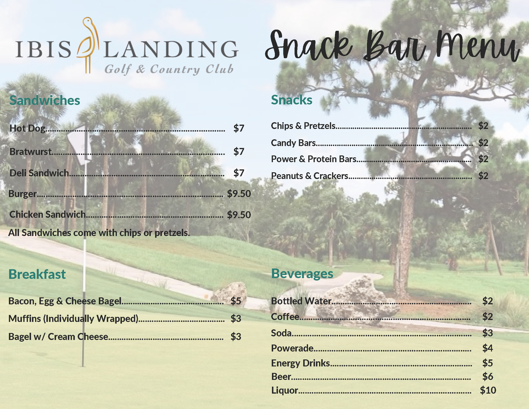 Dining - Ibis Landing Golf Club